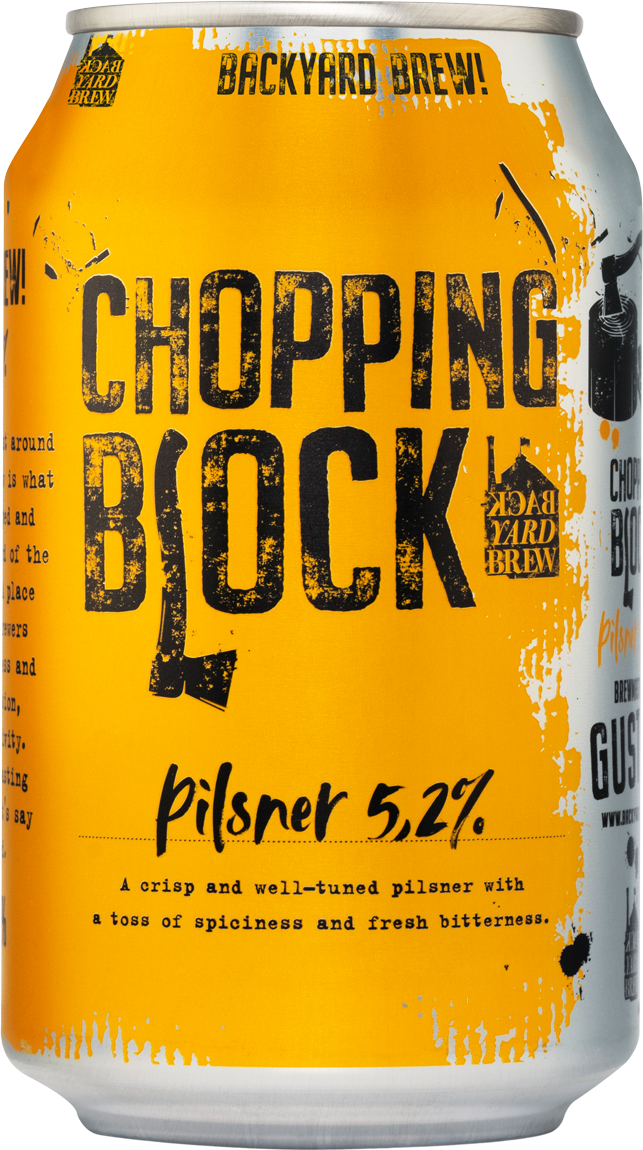 Produkter » Backyard Brewery » Backyard Brew Chopping Block « Carlsberg Sverige