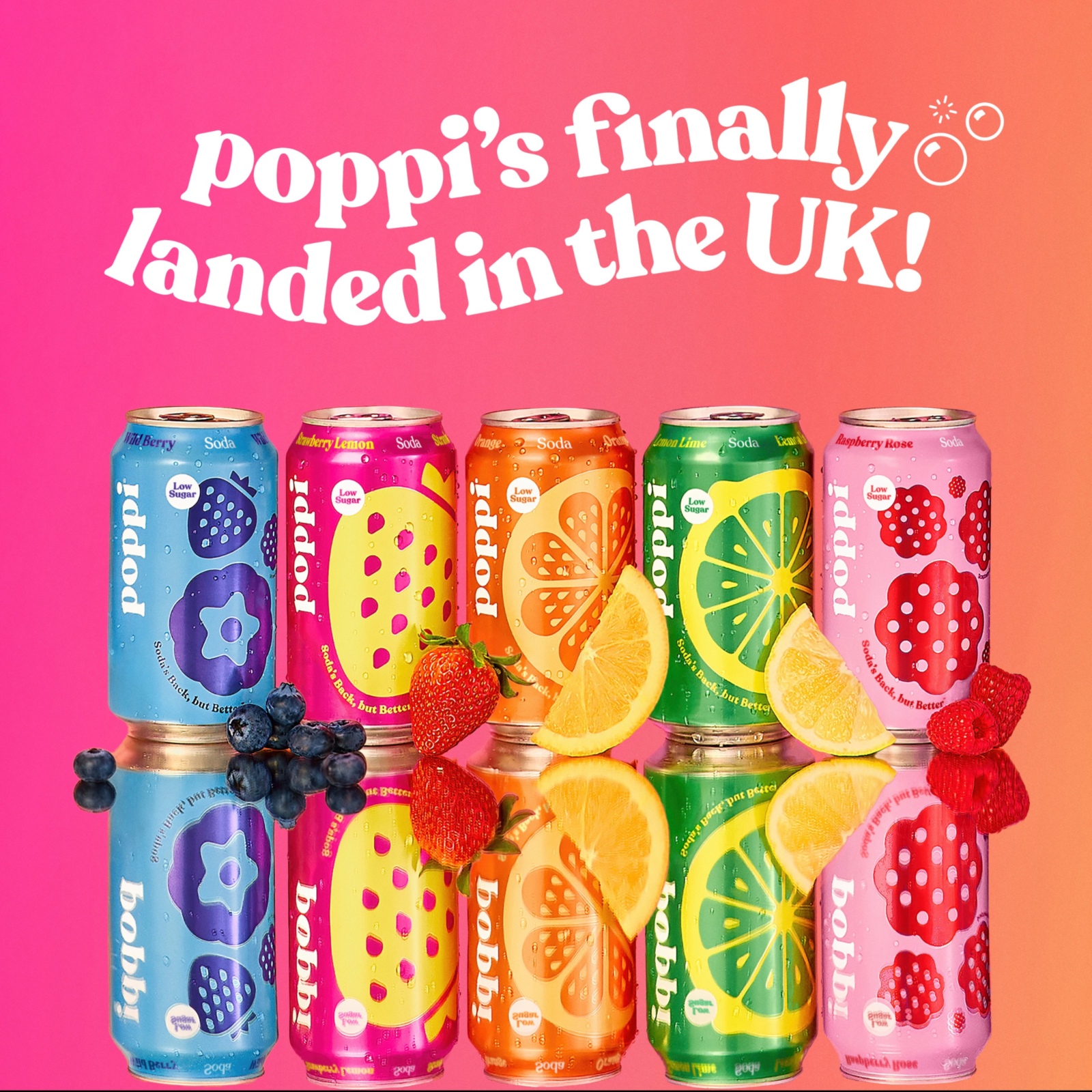 Newsroom » poppi Enters the UK With Five-Flavour Modern Soda Range ...