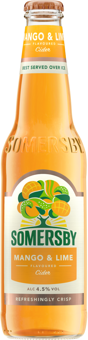 PRODUCTS » Somersby » Somersby Mango & Lime Cider « OLYMPIC Brewery