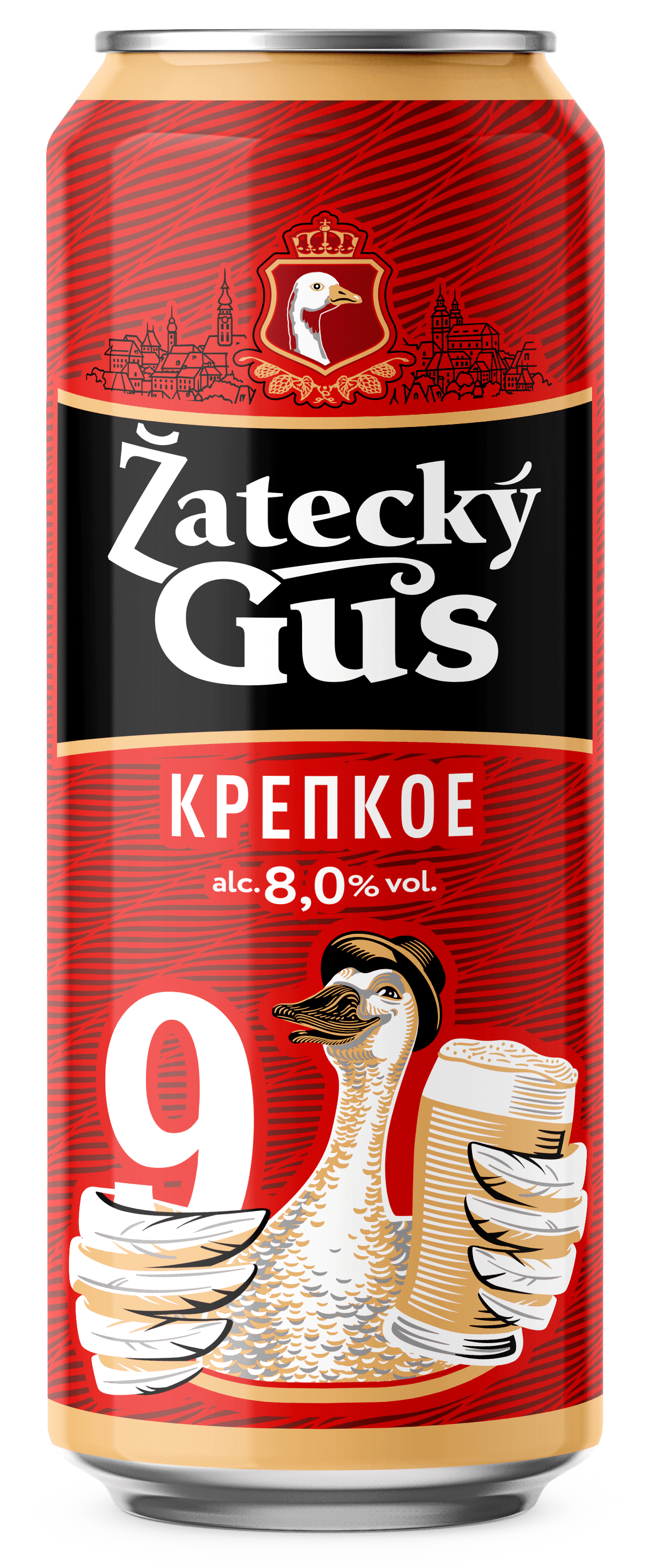 Products » Zatecky Gus » Zatecky Gus 9 крепкое « Carlsberg Kazakhstan