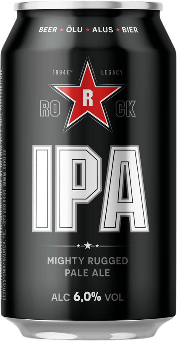 Products » Rock » Rock IPA « Saku Õlletehas