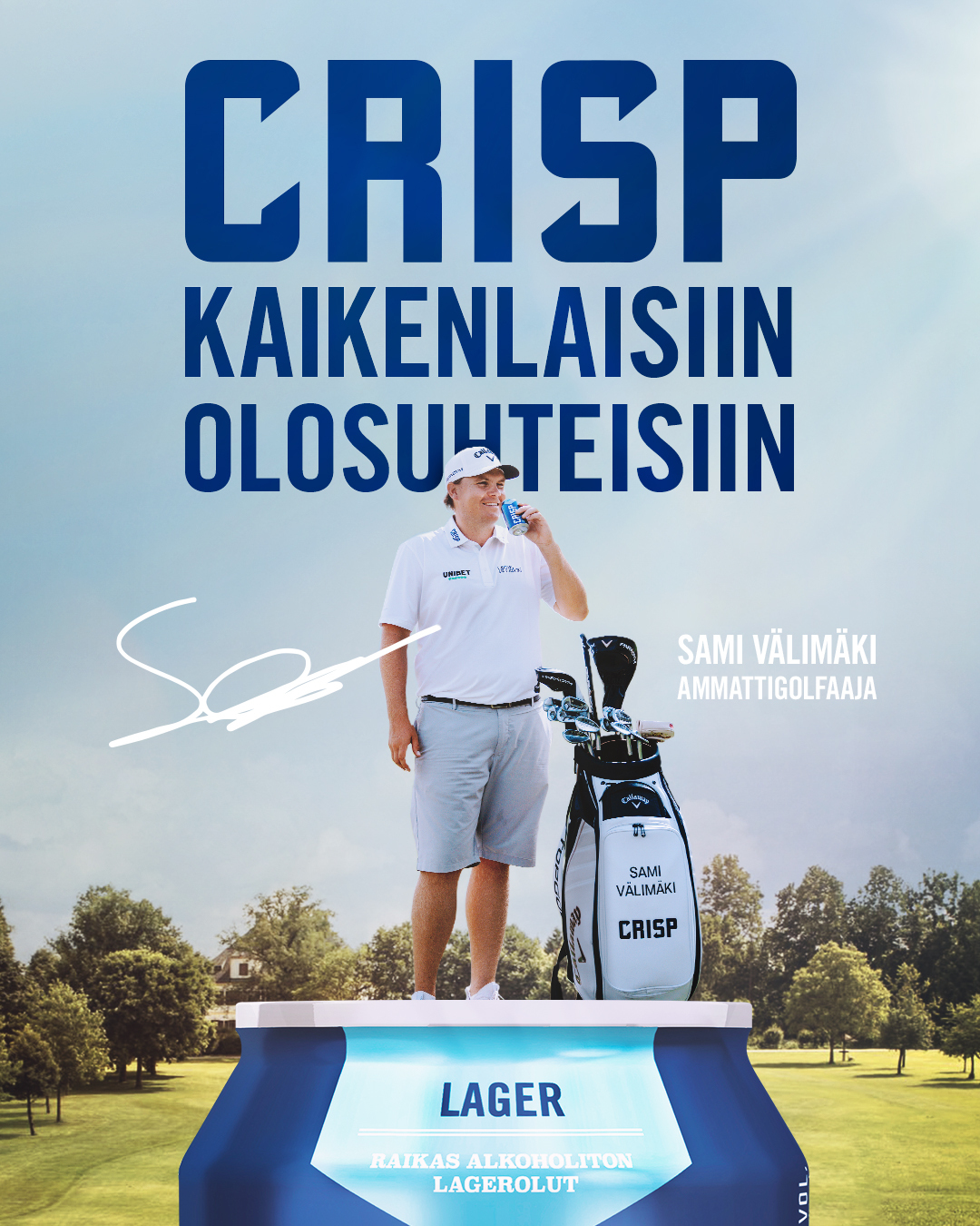 Newsroom » Crisp yhteistyöhön Suomen ykkösgolfaajan Sami Välimäen ...