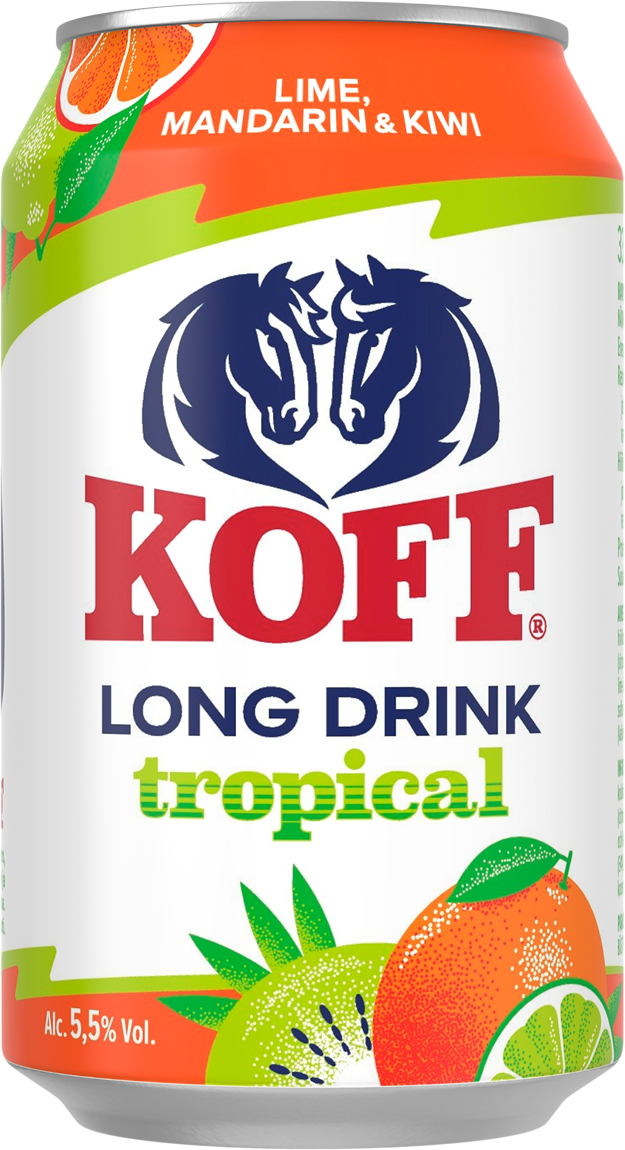 Tuotteet » KOFF Long Drink » KOFF Long Drink Tropical Lime-Mandarin ...