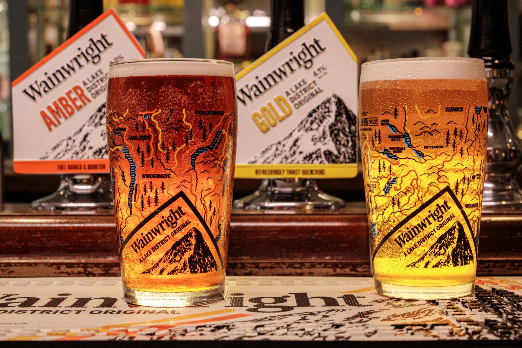 Newsroom » Wainwright unveils new glassware celebrating Lake District ...