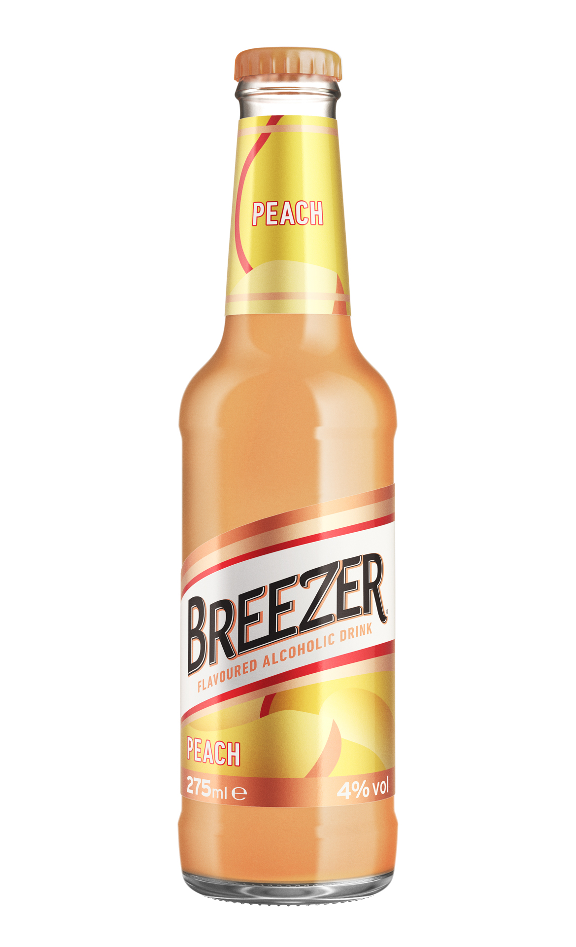 Newsroom » Breezer Peach – persikanmakuinen juomasekoitus « Sinebrychoff