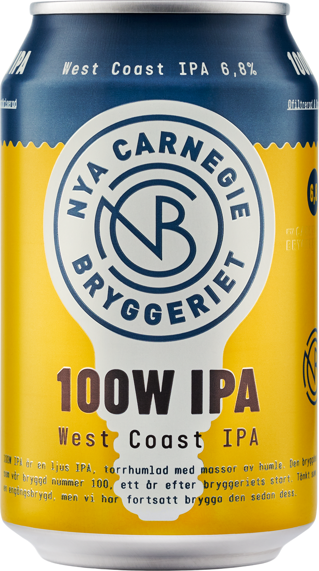 Nya Carnegiebryggeriet 100W IPA | Carlsberg Sverige