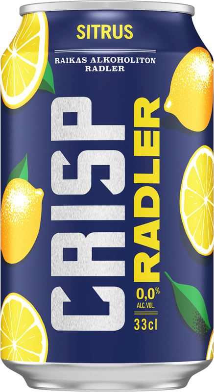 Tuotteet » Crisp » Crisp Radler Sitrus « Sinebrychoff