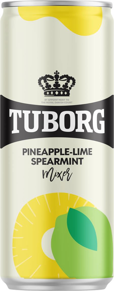 PRODUCTS » Tuborg » Tuborg Pineapple Lime and Spearmint « OLYMPIC Brewery